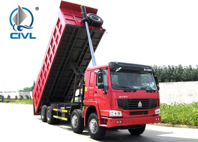 中国 新しい12車輪のダンプカー トラック371HPのユーロIIエンジンLHD 40tonsのローディング20-30CBMの頑丈なダンプ トラックCVZZ3317N3567 販売のため