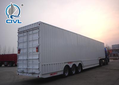 Cina Rimorchio 50 Ton Refrigerated Trailer Truck With dei semi del contenitore di congelatore 3 assi/2 gambe 30m3 /use con il camion del trattore in vendita