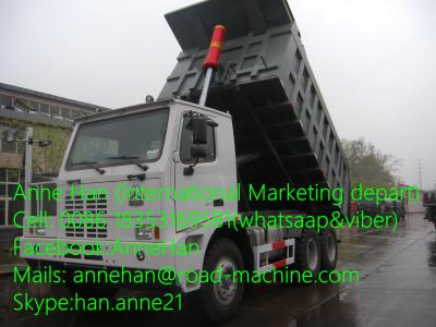 Cina SINOTRUK 70 tonnellate fuori dal ribaltatore 6 dell'autocarro con cassone ribaltabile di estrazione mineraria della strada 4 dal modello movente 371hp in vendita
