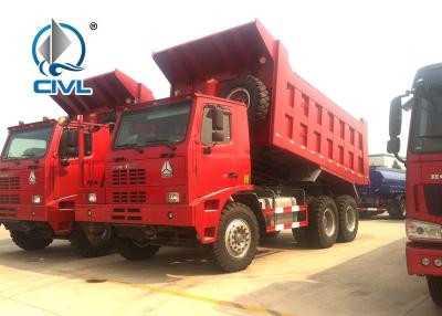 Cina SINOTRUK 70 tonnellate fuori dal ribaltatore 6 dell'autocarro con cassone ribaltabile di estrazione mineraria della strada 4 dal modello movente 371hp in vendita