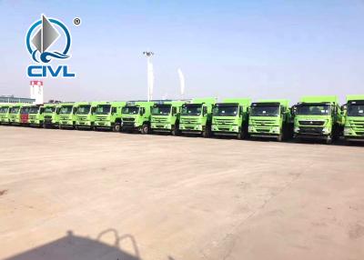 Cina Il camion di scaricatore nuovo di Howo di forma a U 6x4 conduce l'autocarro con cassone ribaltabile resistente con il fondo di sollevamento di Hyva in vendita