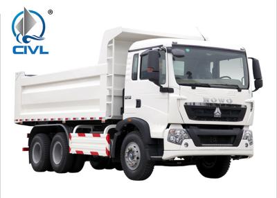 Cina Nuove tonnellate resistenti diesel 10 delle ruote del carico utile 30 dell'autocarro con cassone ribaltabile di Hyva 16m3 di colore bianco del secchio in vendita