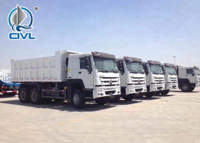 Cina Nuove tonnellate resistenti diesel 10 delle ruote del carico utile 30 dell'autocarro con cassone ribaltabile di Hyva 16m3 di colore bianco del secchio in vendita