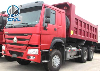 China 371hp EuroII Sinotruk HOWO7 New dump Tipper truck 20M3 Container with 1 sleeper and air condition spare tire for sale