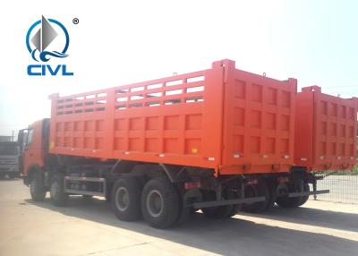 Cina nuova capacità 50ton di Enro II dell'autocarro con cassone ribaltabile di 8x4 336/371hp con buona qualità in vendita