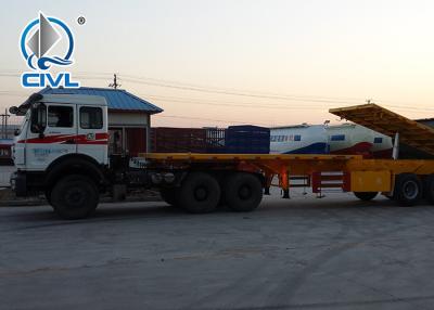 Cina 2/3/4 di semirimorchio a base piatta degli assi per l'asse di Jost Support Leg Fuwa Axle/BPW dei contenitori di trasporto in vendita
