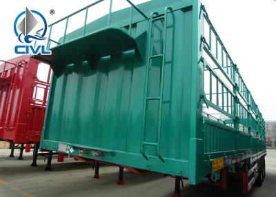 Cina Asse CIMC 3 60 lunghezza del rimorchio 13M di Box Van Semi Fence di palo del carico di tonnellata in vendita