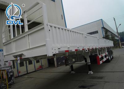 Cina nuovo ABS di Lorry Container Trailers Can Option dei semi di spessore del rimorchio 3Axles 50T 6mm dei semi del carico del muro laterale in vendita