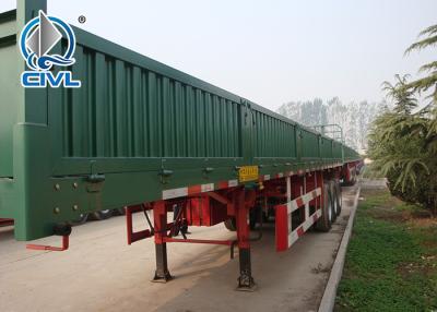 Cina nuovo ABS di Lorry Container Trailers Can Option dei semi di spessore del rimorchio 3Axles 50T 6mm dei semi del carico del muro laterale in vendita