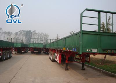 Cina nuovo ABS di Lorry Container Trailers Can Option dei semi di spessore del rimorchio 3Axles 50T 6mm dei semi del carico del muro laterale in vendita