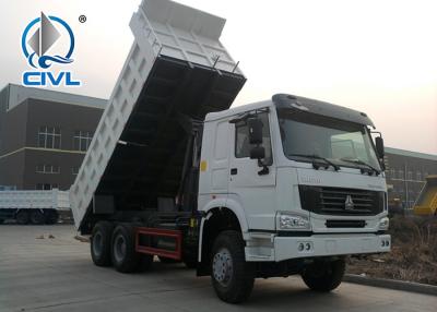 China 371hp EuroII Sinotruk HOWO7 New dump Tipper truck 20M3 Container with 1 sleeper and air condition spare tire for sale