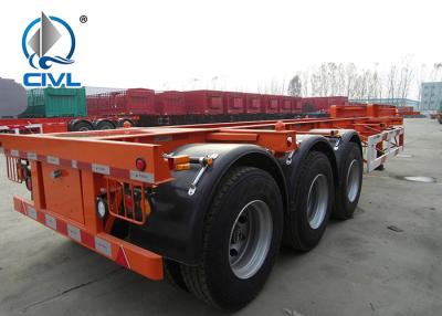 中国 Jost のランディング ギヤーおよび Fuwa の車軸の 40t-100t ペイロード容量が付いている 2/3/4Axles 低い平面トレーラー 販売のため