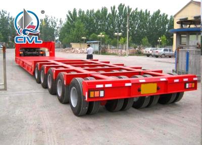 中国 装置の交通機関のための6 3行半車軸Fuwaの車軸低いベッド100Tのトレーラ トラック 販売のため