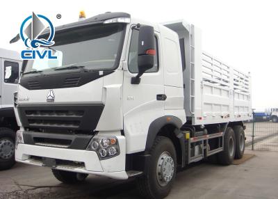 Cina Autocarro con cassone ribaltabile resistente del ribaltatore bianco 371Hp per il cattivo sovraccarico di condizione stradale in vendita