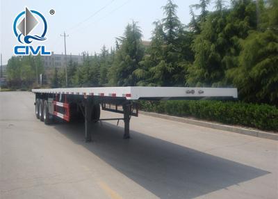 Cina La costruzione di carico di CIVL lavora i rimorchi a macchina a base piatta idraulici dei semi 3 assi 80 tonnellate 17m in vendita