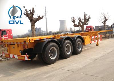 Cina 3 autoarticolati di scheletro del telaio del contenitore degli assi 40ft con la serratura di torsione in vendita