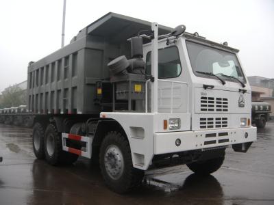 Cina Autocarro con cassone ribaltabile resistente materiale di estrazione mineraria dell'autocarro con cassone ribaltabile Q235 che estrae l'autocarro a cassone pesante con 70Tons in vendita