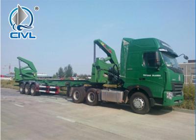 Китай НОВЫЙ Q345 материальный бортовой Lifter 3 цапф подъем грузовика Semi/носит контейнер 20ft 40ft с трактором 6x4 продается