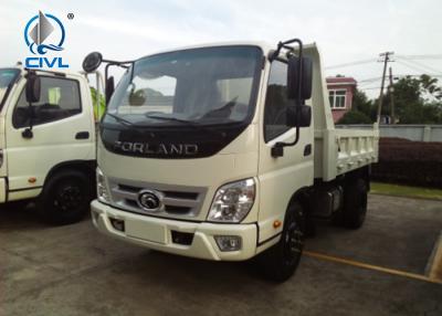 Cina Autocarro a cassone bianco di colore dell'autocarro con cassone ribaltabile del nuovo scaricatore leggero di Foton Forland 3-4tons Rhd 4x2 in vendita