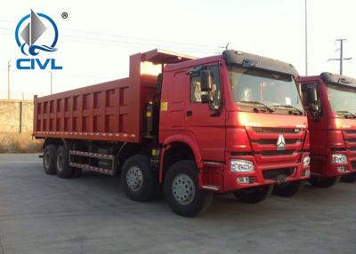 Cina Autocarro con cassone ribaltabile resistente di sollevamento anteriore 371HP 8X4 LHD 50tons 20-30CBM ZZ3317N3567W in vendita
