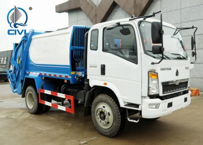 中国 5m3は4x2軽トラックのシャーシ エンジン116hpを搭載するごみ収集車を圧縮した 販売のため