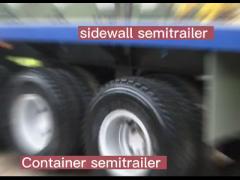 Semirimorchio lowbed nuovo 40 T semirimorchio del rimorchio dei semi dello scarico di 3 Axle Rear Tipping Semi Trailer