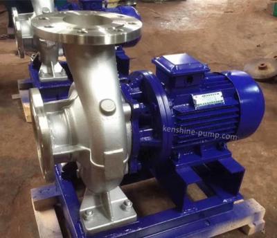 China ISWDH Stainless steel horizontal centrifugal pump chemical transfer pump for sale