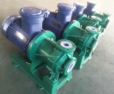 China CQB-F magnetic drive fluoroplastic centrifugal corrosion resistant pump for sale