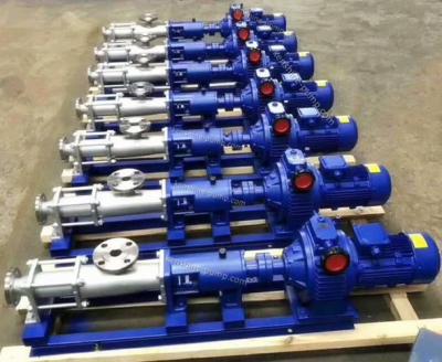 China FG Corrosion resistant stainless steel screw pump non clogging slurry pump for sale