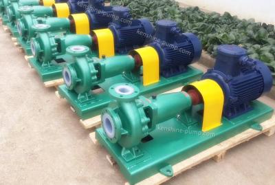 China IHF Corrosion resistant fluorine plastic chemical transfer centrifugal pump for sale
