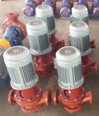China SL corrosion resistant centrifugal vertical fiberglass acid transfer pump for sale