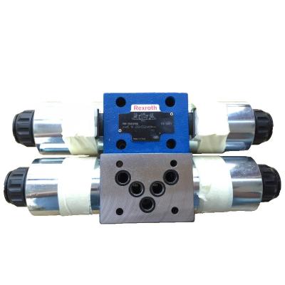 China Rexroth-solenoïde klep 4WE10J3X/CG24N9K4 Blauw Gemakkelijk te integreren Snelle reactie Lage vermogen Breed werkdrukbereik Te koop