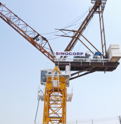 China Top Slewing Flat Top Tower Crane 12 Ton 16tonne for sale