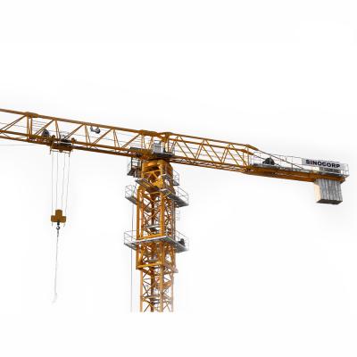 China 12Ton Tower Crane 30-200 Meters Lifting Height With Best Price Turkey Chassis / Stationary Foundation Type Tower Crane for sale