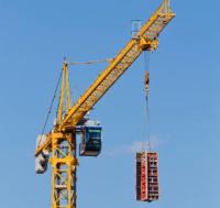 China 16 Ton Capacity Flat Top Tower Crane Constructuction Machinery for sale