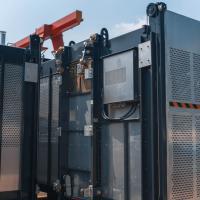 China Durable And Sturdy Construction Sc200 Building Elevator Hoist for sale