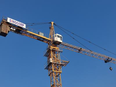 Китай 8 тонн Фиксированный основной тип 60M Бум / длина руки Молотный башенный кран продается