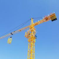 China 60m Flat Top Tower Crane with VFD Control for Construction for sale