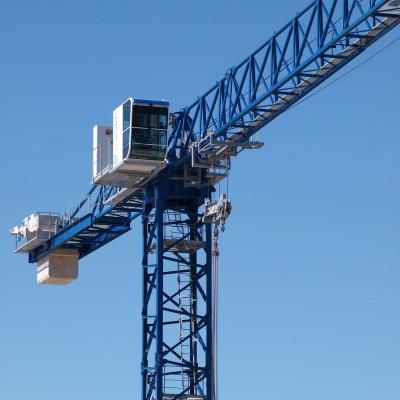 China 6 Tons Max Load Capacity Heavy Load Tower Crane for Heavy Material Handling Requirements for sale