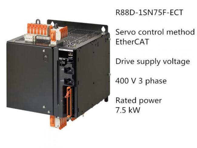 1S Servo Drive Omron EtherCAT Type 7.5KW Three Phase 400VAC R88D-1SN75F-ECT R88D-1SN30F-ECT 0