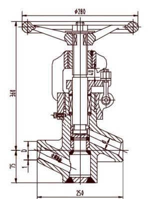 Китай Привод клапана стали углерода электрический, нормальные вентили J61Y DN40 | DN50 продается