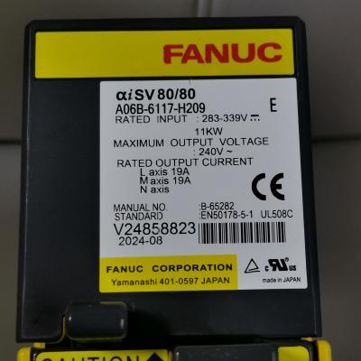 China Fanuc servo amplifier A06B-6117-H209 maximum output voltage 240V 11KW servo driver for sale