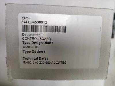 중국 RMIO-01C ACS800 시리즈 메인보드 IO 위원회 제어판 단자판 판매용