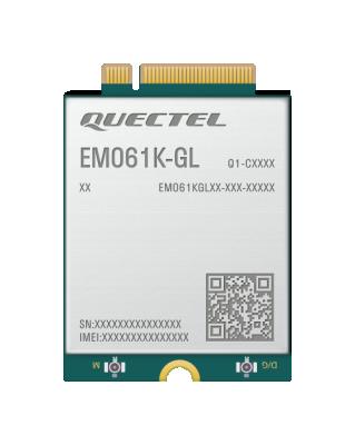 중국 4G LTE-A 원격 통신 모듈 EM061K-GL 시리즈: 저전력 소비와 높은 호환성의 두 가지 장점 판매용