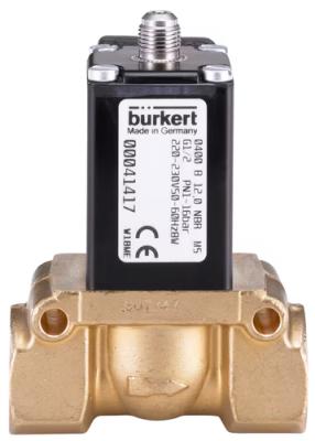 China Burkert Type 0400 Servo-Controlled 2/2-Way Piston Valve for Automated Process Operations for sale