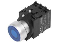 China Lightweight Digital Speed Indicator Blue Pushbutton Φ22.5mm Switches for sale