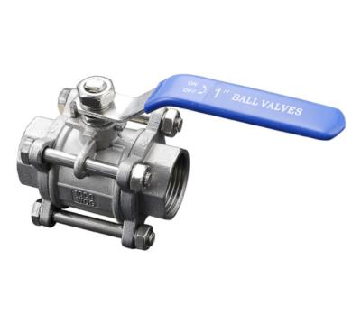 Китай Трехсторонний тип шарика нержавеющей стали 3ПК индустрии клапана электростанции с концом заварки продается