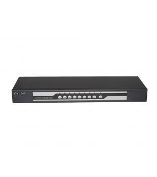 China USB DC12V 8 Port B Female DVI KVM Switch With Audio SW814D for sale