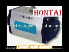 Ball Valves Electric Valve Actuator AT / GT Series And Aluminum Alloy Cylinder Block