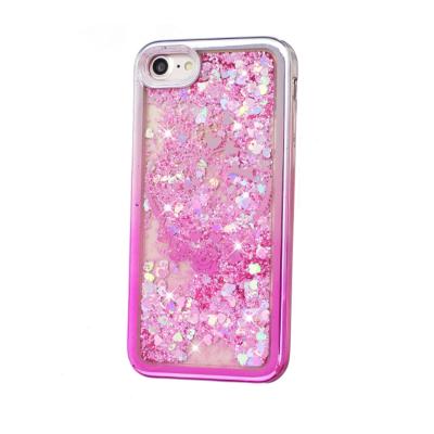 Cina Scintillio liquido di casi di Iphone delle sabbie mobili, materiale commovente di caso TPU di Iphone di scintillio in vendita